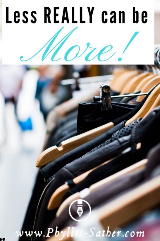 Less REALLY can be More! - phyllis-sather.com